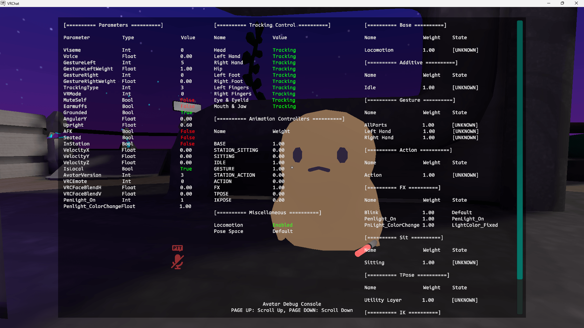 VRChat アバターのデバグ – Satoki