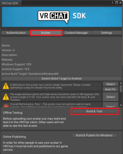 VRChat アバターのアップロード – Satoki