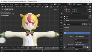 VRoid 衣装に着替えさせる① – Satoki