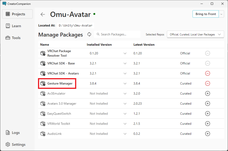 VRC Expressions Menu の作り方 – Satoki